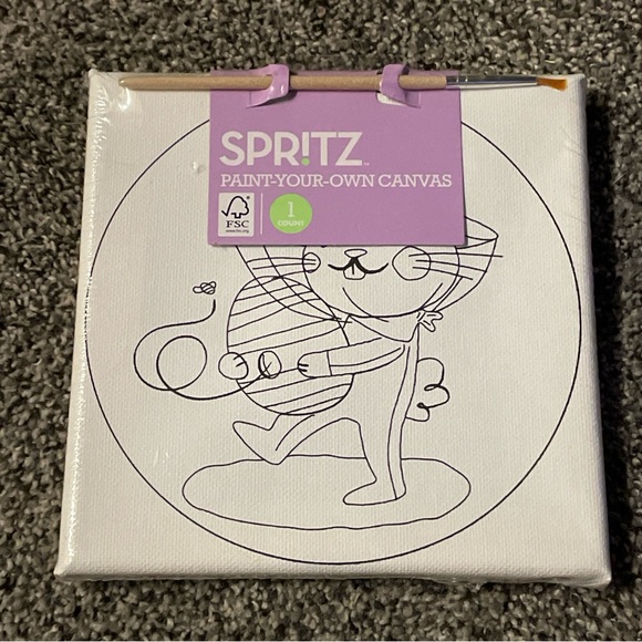 Spritz | Other | Spritz Paint Your Own Canvas Painting Set 6x6 | Poshmark